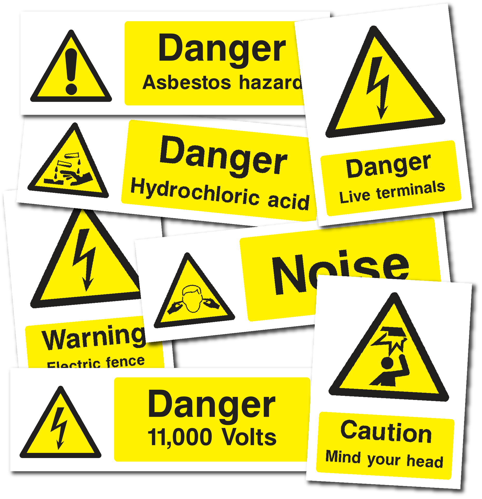 Danger / Caution / Warning Signage by Safe Signs