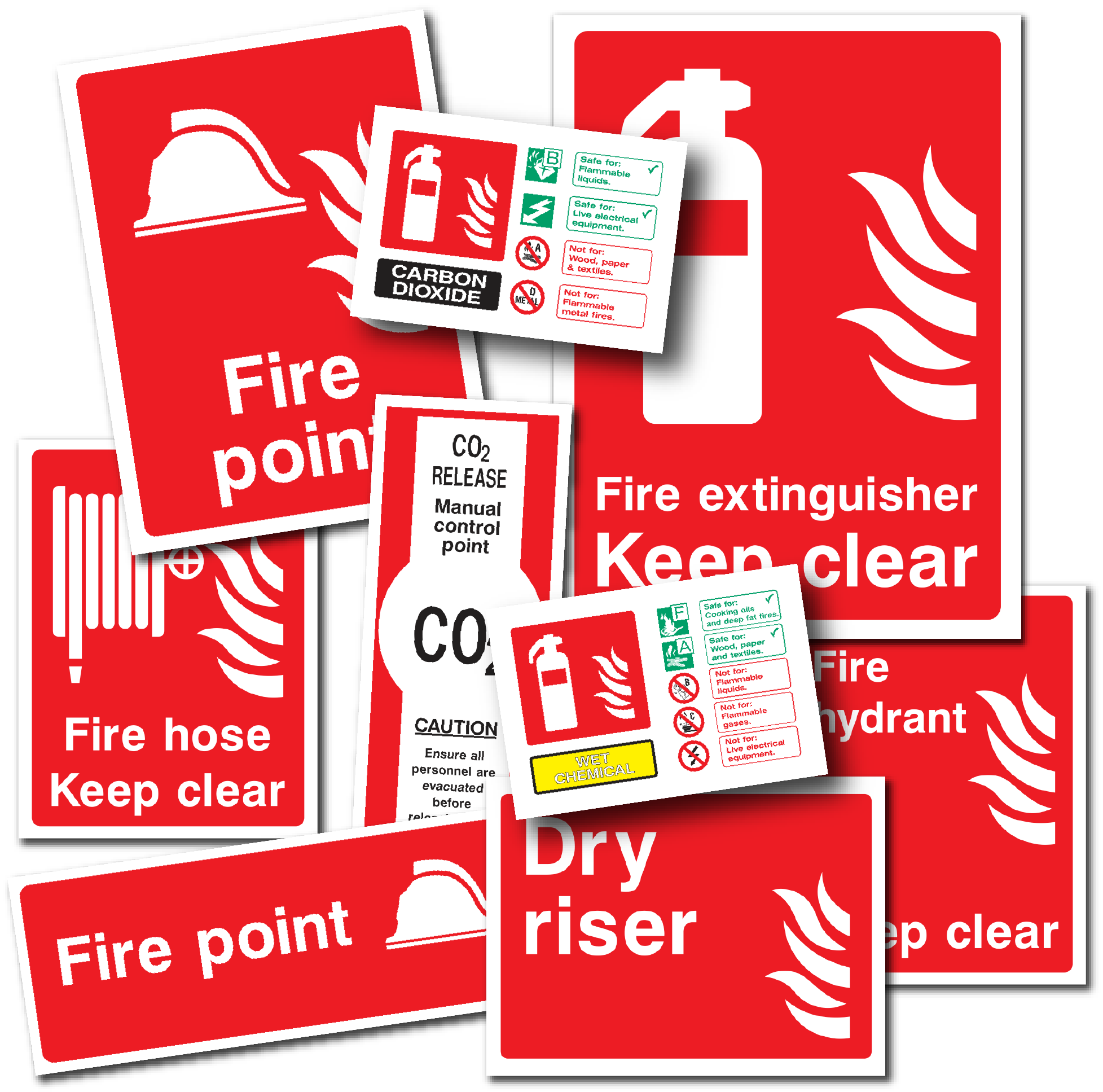 Fire Equipment Signage by Safe Signs