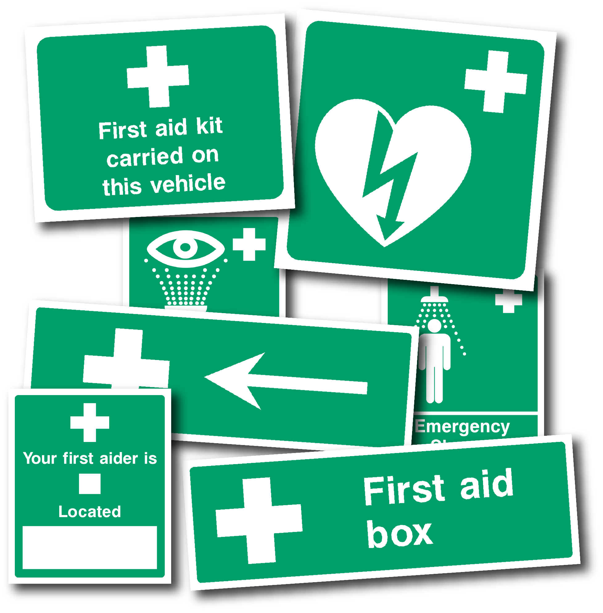 First Aid Signage by Safe Signs