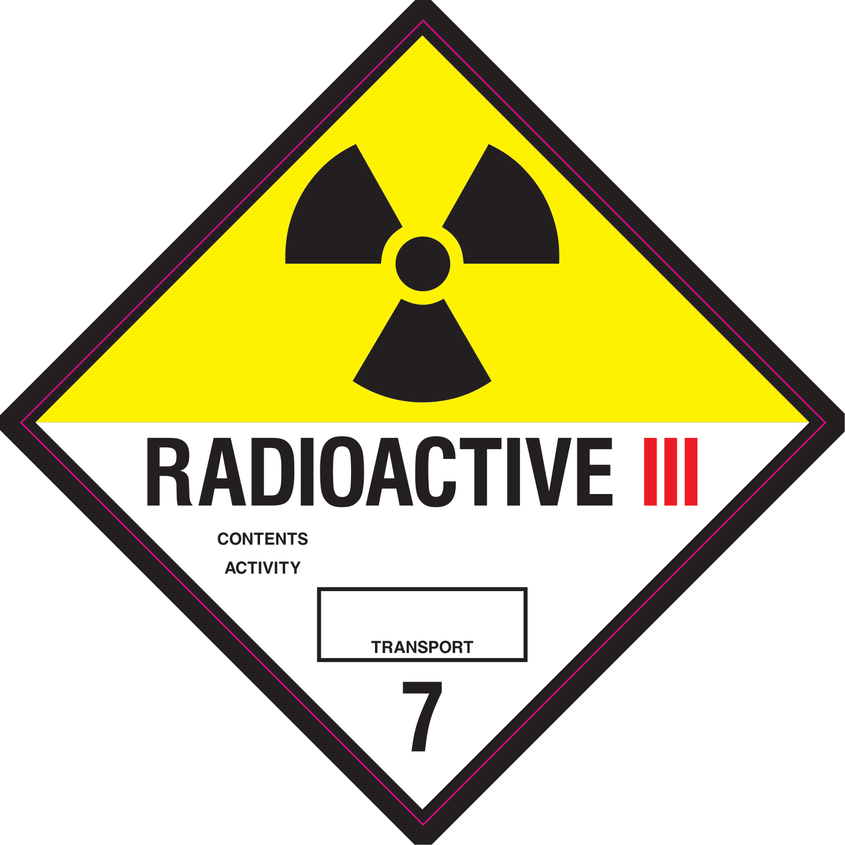 Radioactive 3 Vinyl by Safe Signs