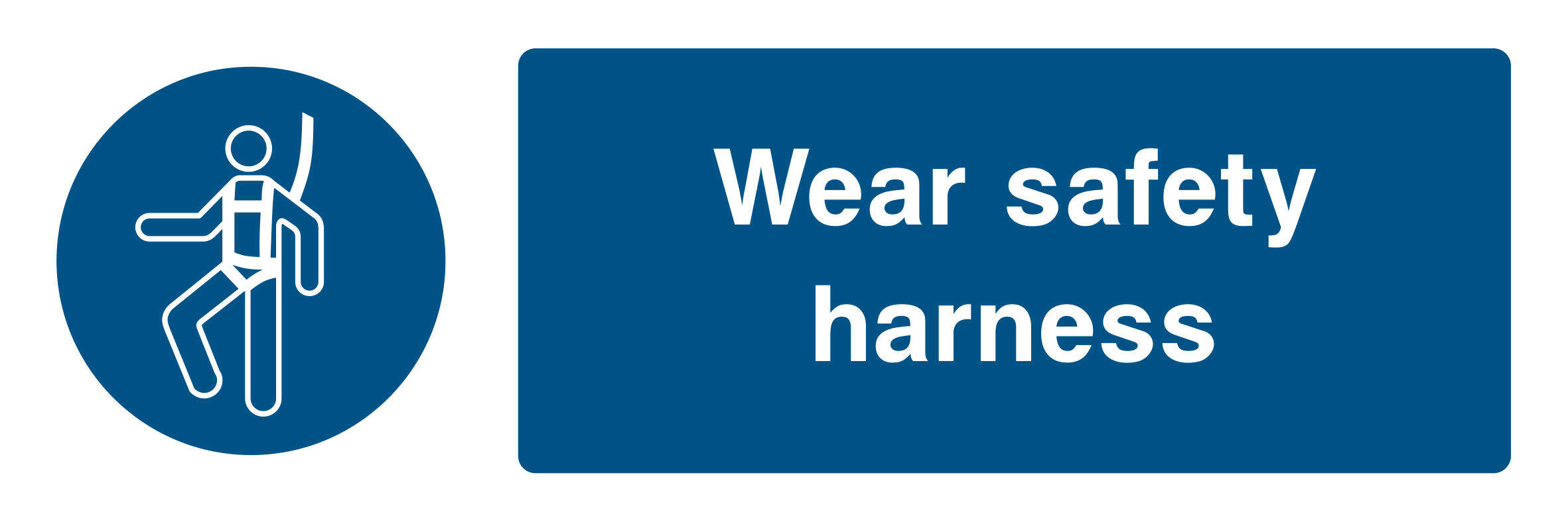 Wear Safety Harness Sign 1 by Safe Signs